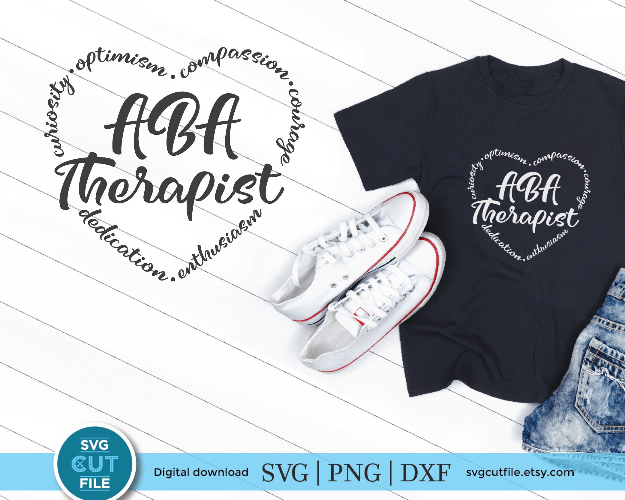 ABA Therapist Svg Applied Behavior Analysis Svg Behavior - Etsy UK