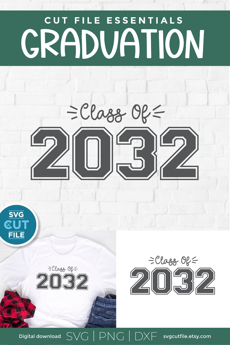 Class of 2032 Svg Cute 2032 Grad Svg 2032 Graduation Svg - Etsy Hong Kong