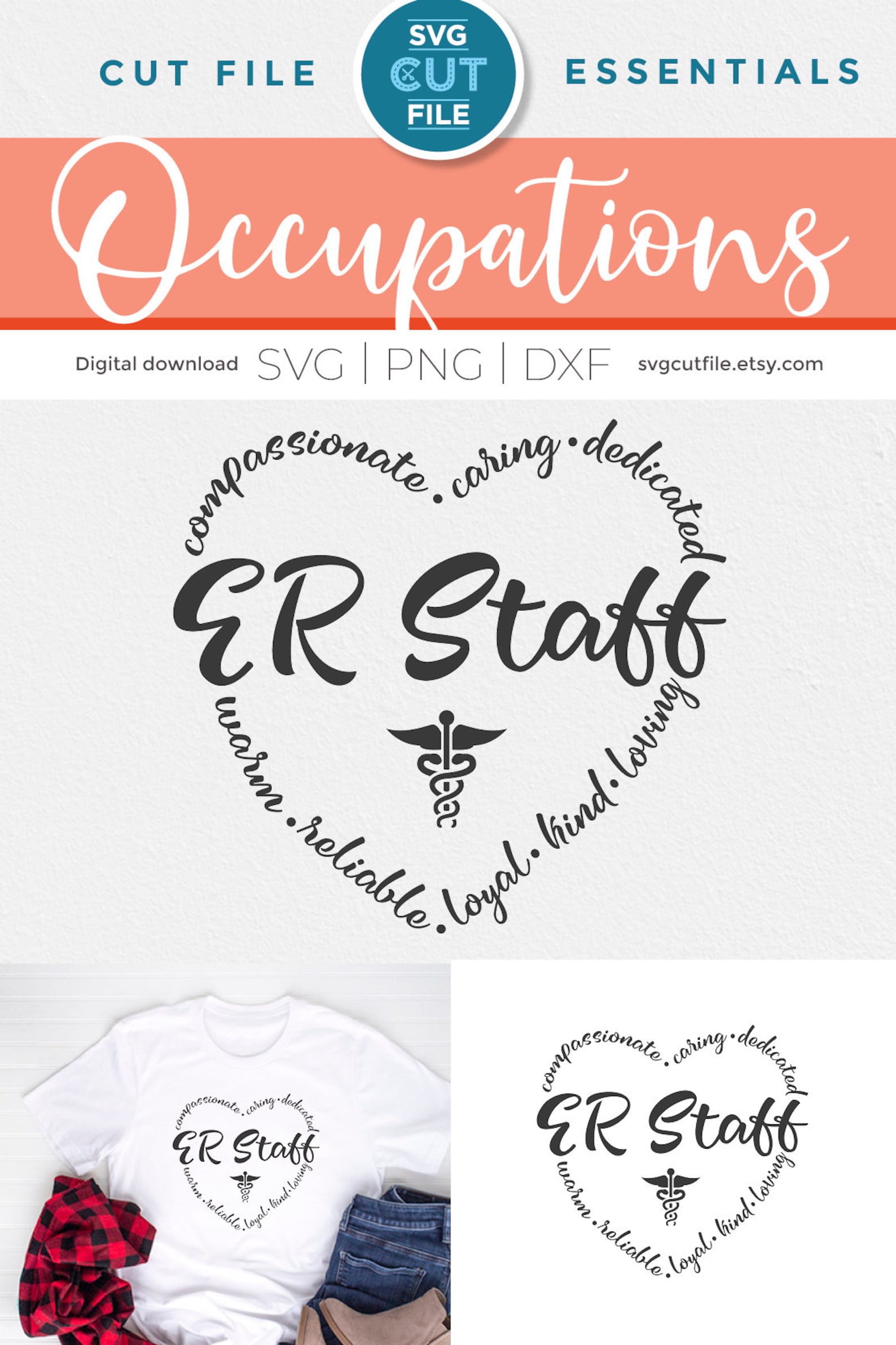 ER Staff Svg Emergency Department Staff Emergency Room Staff - Etsy