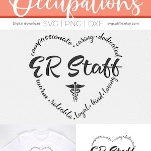 ER Staff Svg, Emergency Department Staff, Emergency Room Staff Svg, Emt ...