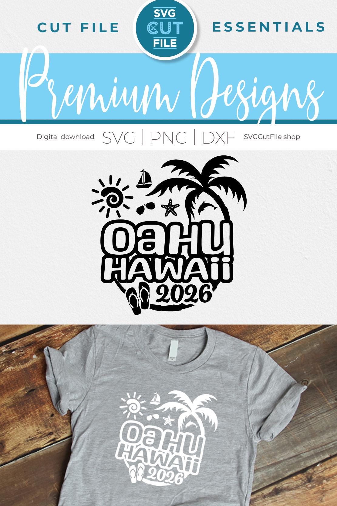 Oahu Hawaii SVG, Vacation, 2026 Svg, Hawaii PNG, Png for Sublimation ...