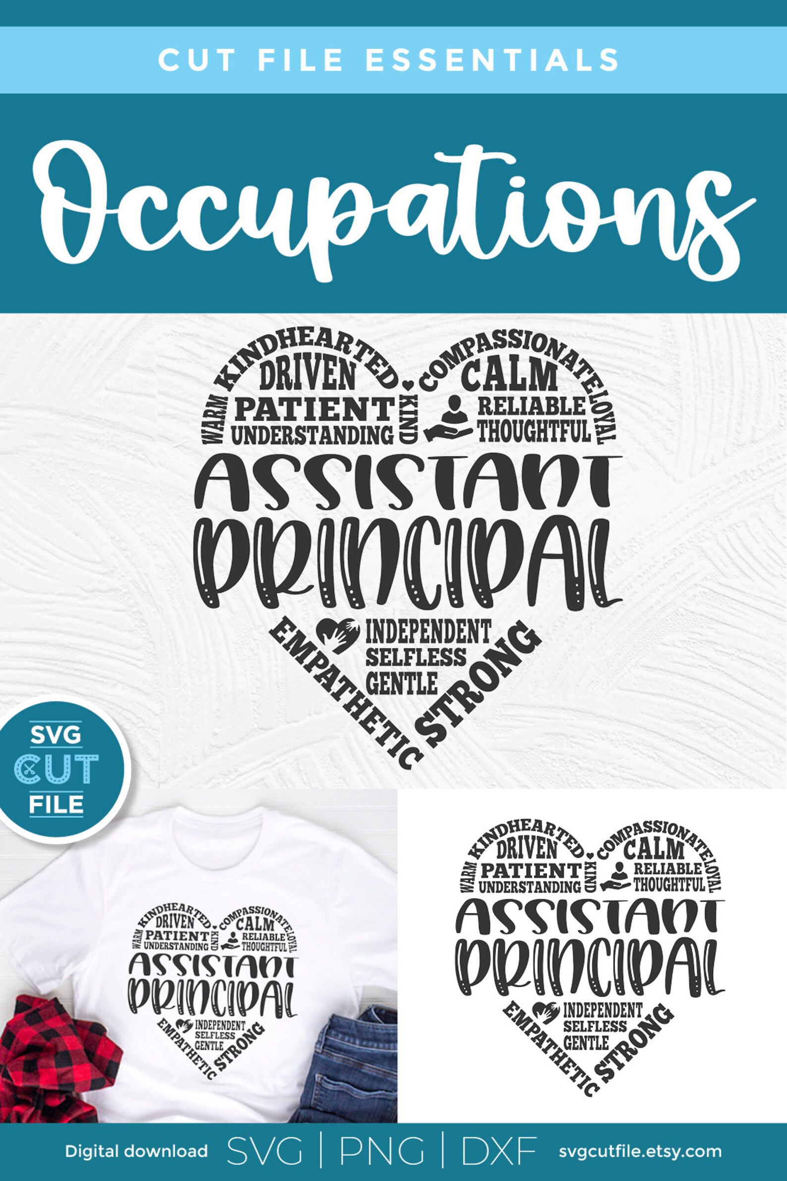 Assistant Principal Svg, Vice Principal Svg, Heart Svg, Middle School ...
