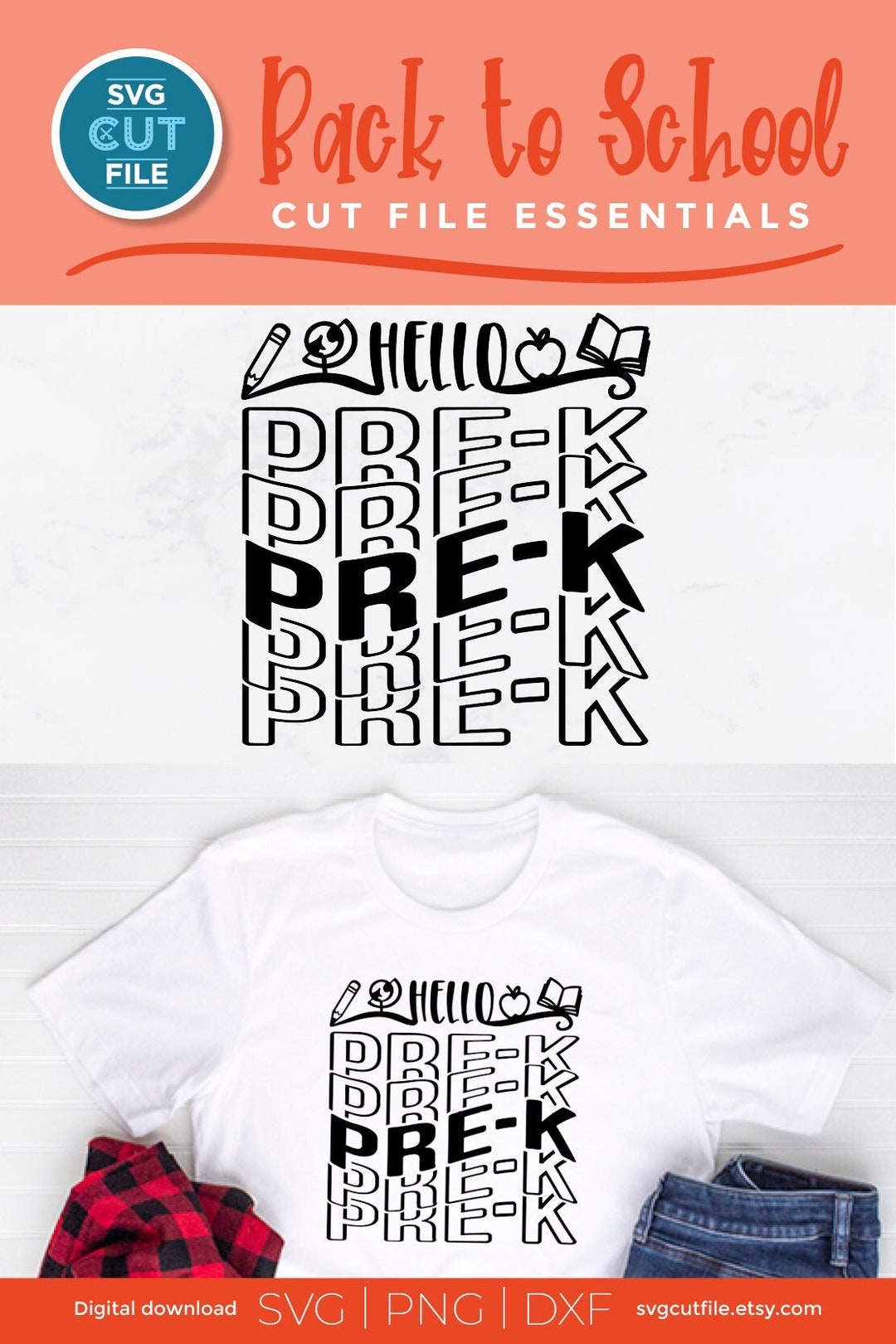 Pre-k Svg, Prek Svg, Prek Teacher Svg, Pre-kindergarten Svg ...