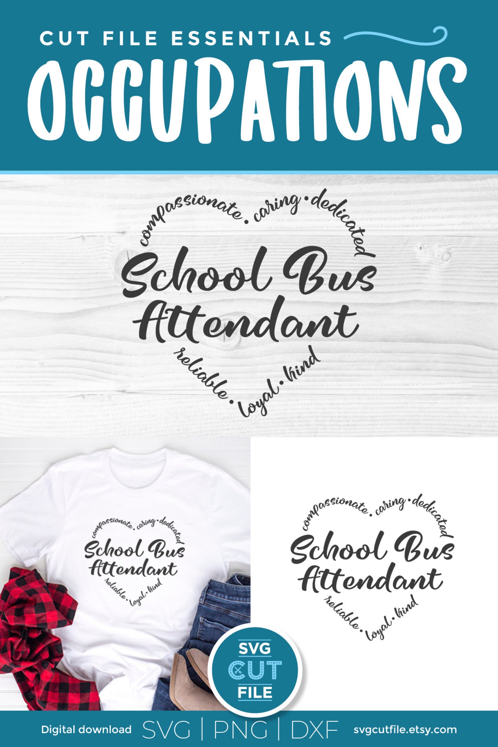 School Bus Attendant School Bus Monitor Svg Schoolbus - Etsy