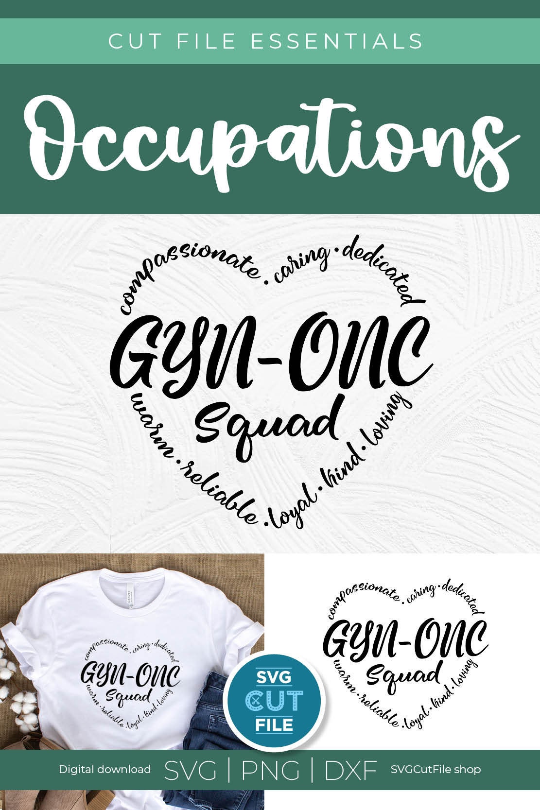 GYN ONC Svg, GYNONC Svg, Gyn-onc Squad Svg, Gynecologic Oncology ...