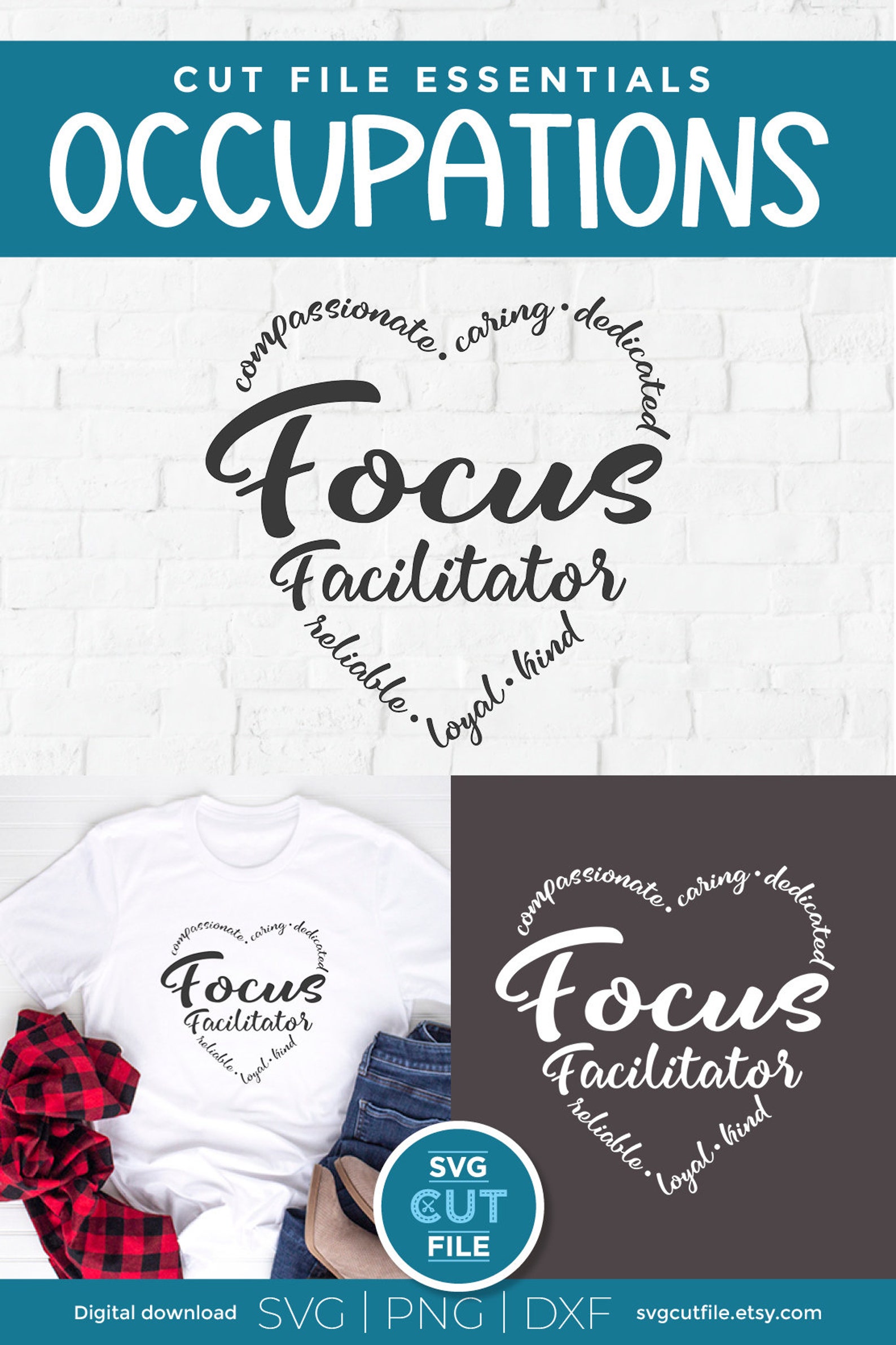 Focus Facilitator Svg Focus Group Svg School Facilitator - Etsy