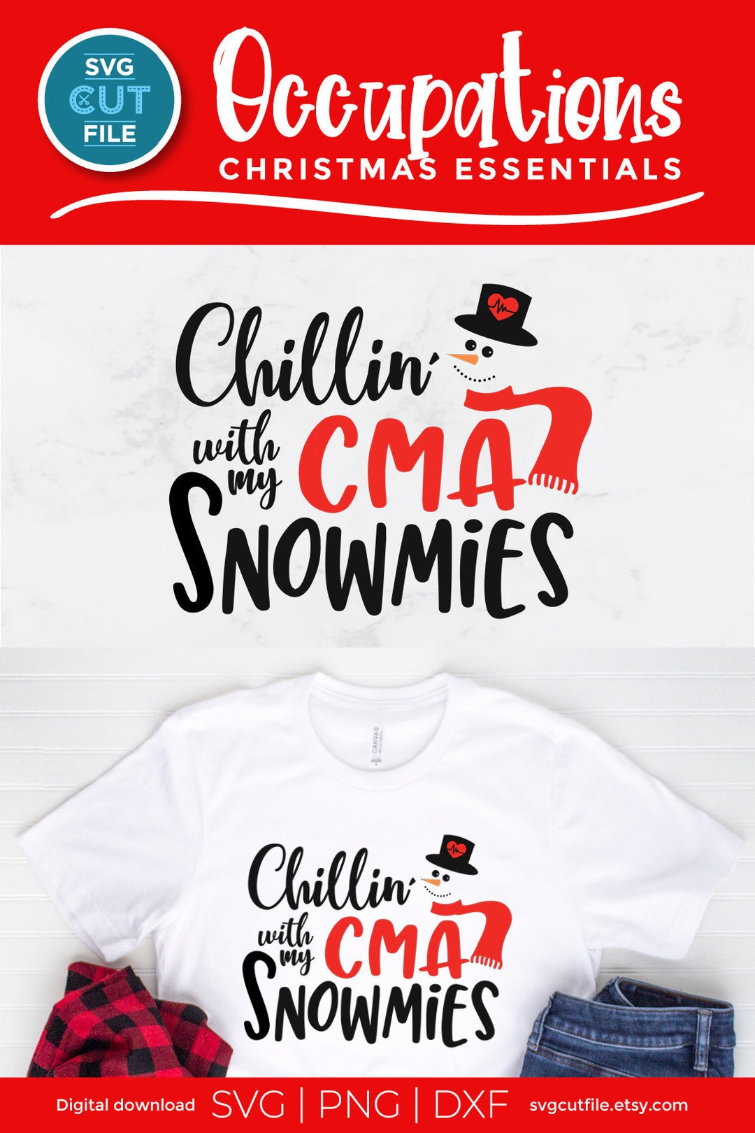 Christmas CMA Svg, CMA Christmas Svg, Certified Medical Assistant ...