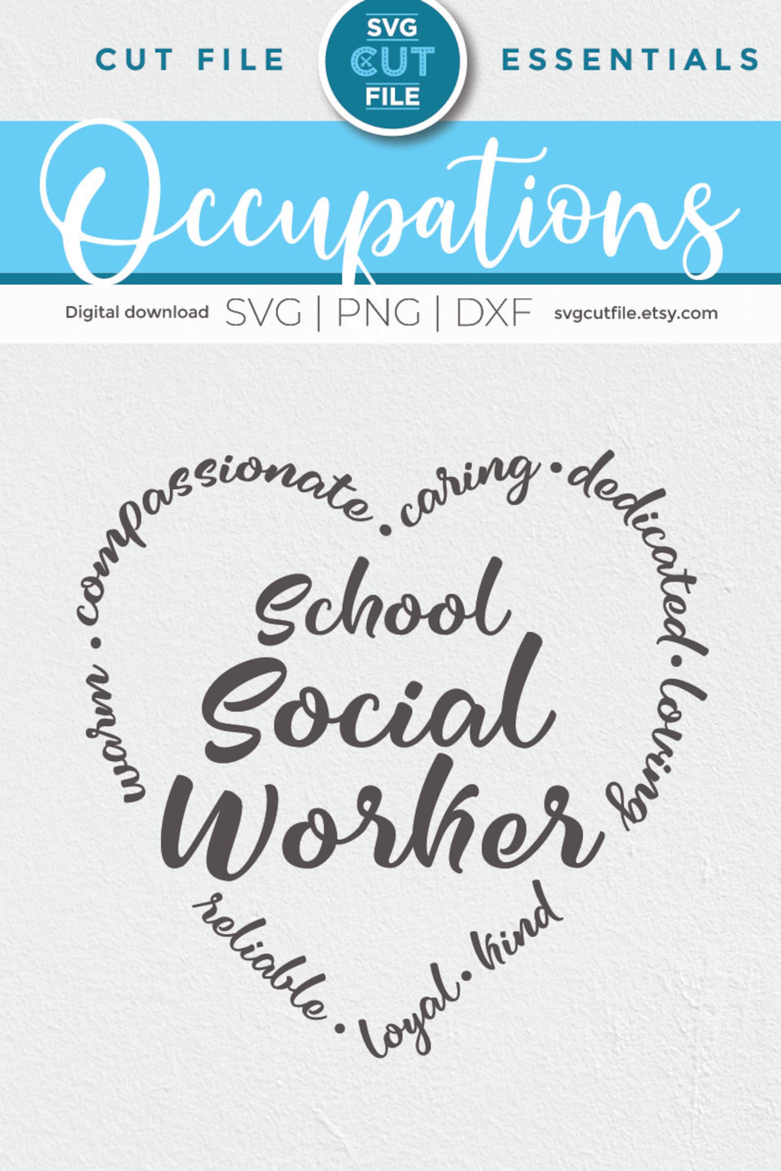 School Social Worker Svg Social Work Svg School Social - Etsy Canada