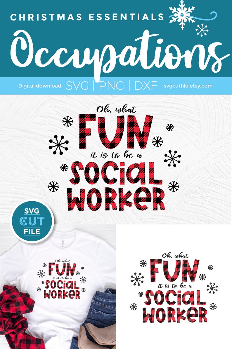 Christmas Social Worker Svg, Social Worker Christmas Svg, Oh What Fun ...