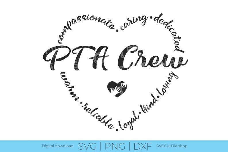 PTA Svg, PTA Crew, PTA Tribe, Parent Teacher Association, Appreciation ...