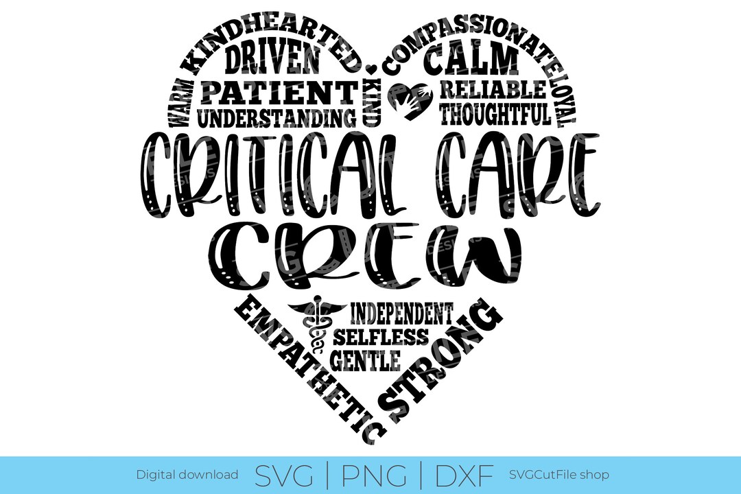 Critical Care Crew Svg, ICU Nurse Svg, Intensive Care Unit Svg, Icu Rn ...