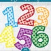 Polka Dot Numbers Svg Polka Dot 1 Printable Numbers Polka - Etsy