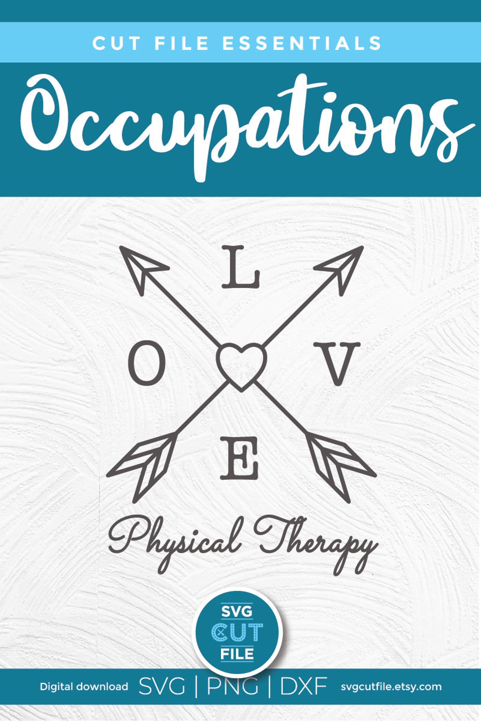 Physical Therapist Svg Physical Therapy Svg PT Svg Love | Etsy