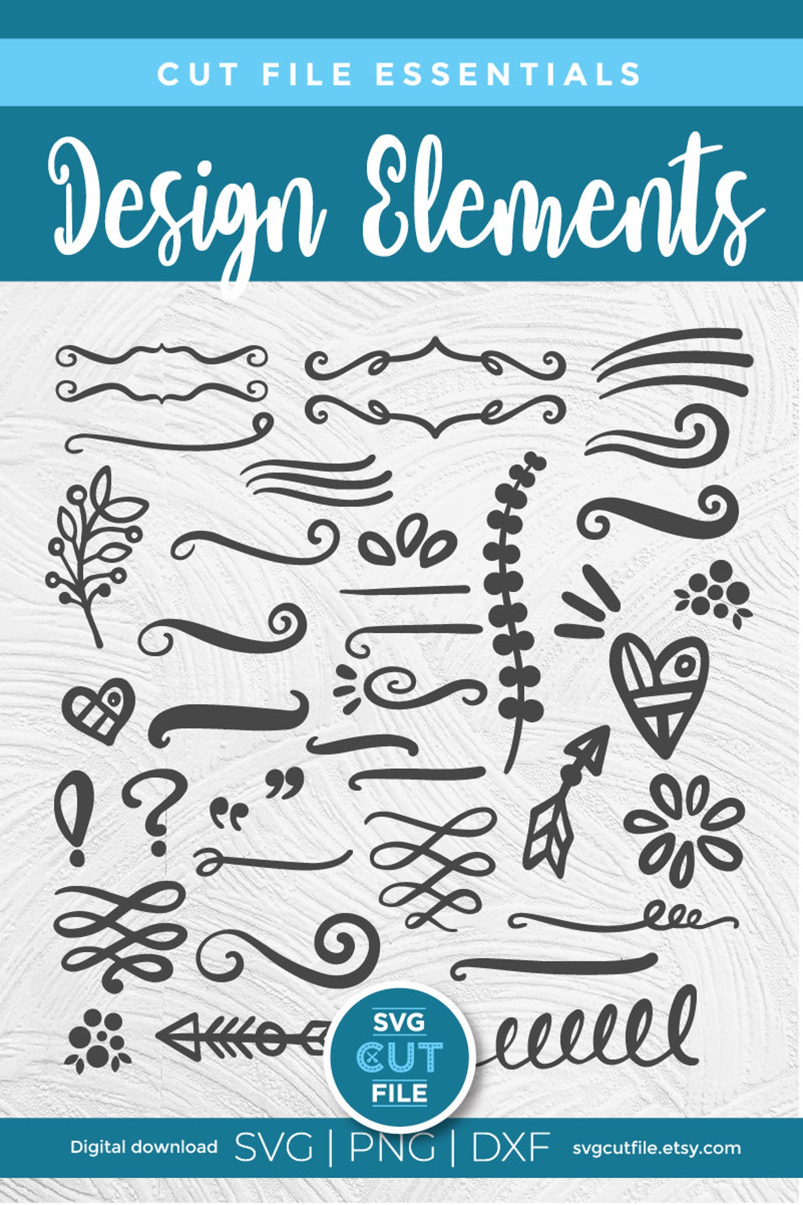 Flourish Svg Swirl Svg Doodle Svg Scroll Svg Swoosh Svg - Etsy