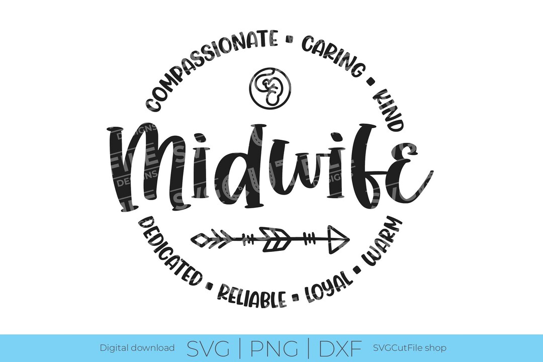 Midwife Svg, Pregnancy Support Svg, Childbirth Helper, Birth Worker Svg ...