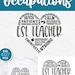 ESL Teacher Svg, English as a Second Language Teacher Svg, School Svg ...