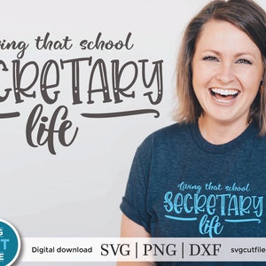 School Secretary Svg, Secretary Svg, Office Assistant, Staff Worker Svg ...