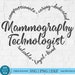 Mammography Tech Svg, Mammogram Svg, Mammo Svg, Mammographer Svg, Svg ...