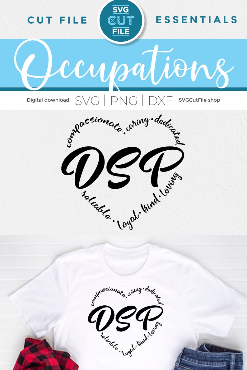 DSP Svg, Direct Support Professional Svg, Caregiver Svg, Patient Care ...
