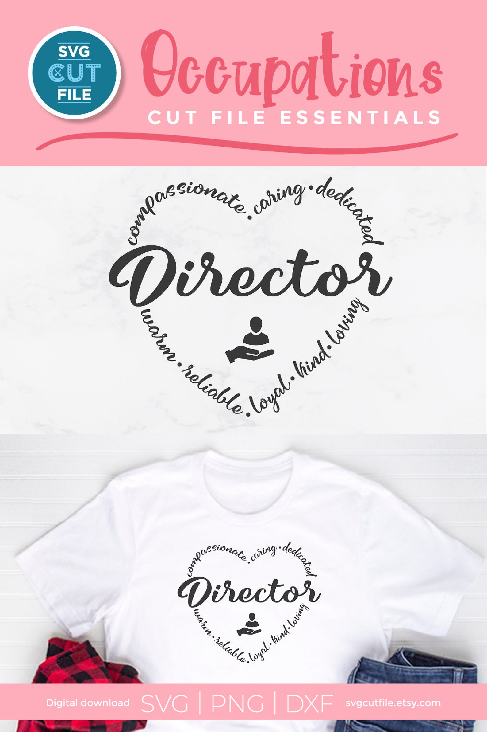 Director Svg Director of Operations Svg Activity Director - Etsy