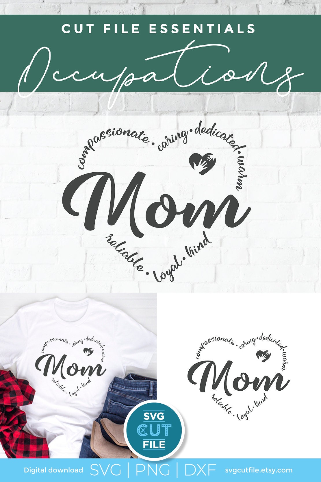 Mom svg mother's day svg mothers day mom heart svg | Etsy