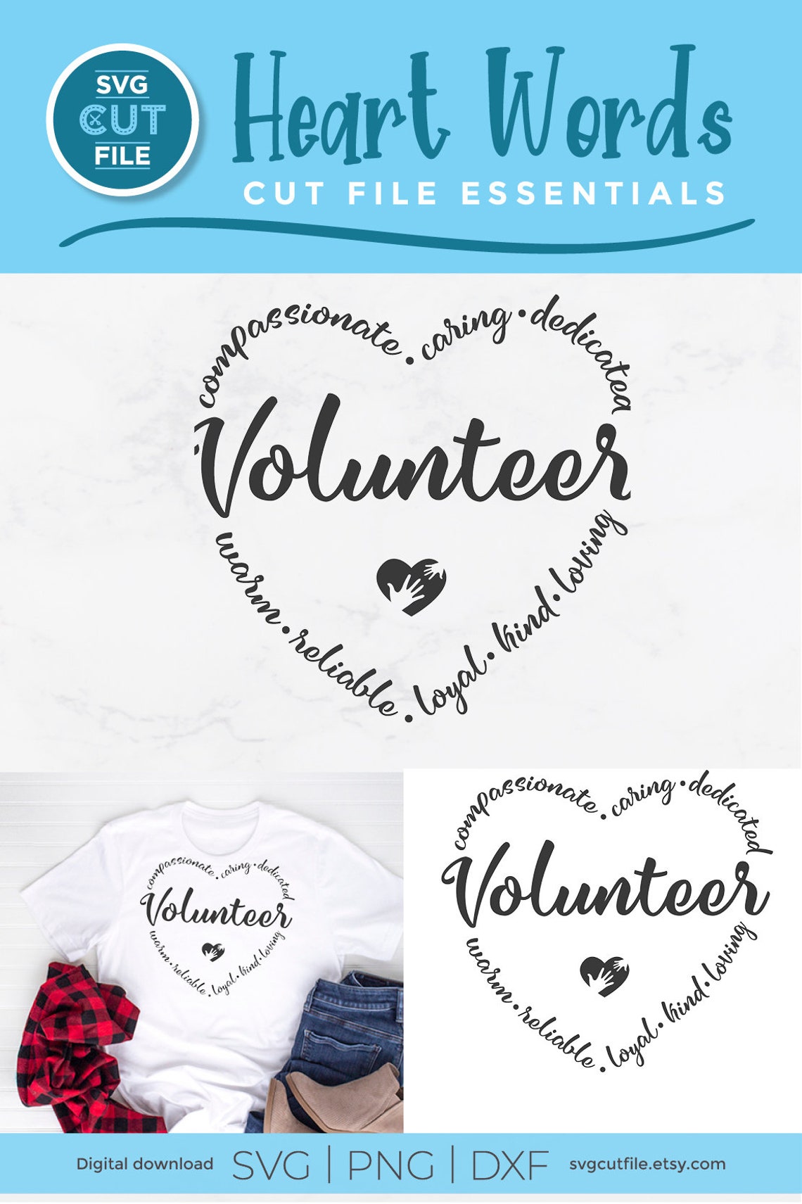 Volunteer Svg Volunteer Work Svg Healthcare Volunteer | Etsy