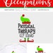 Christmas Physical Therapy Svg, Physical Therapist Elf Svg, Physical ...