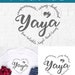Yaya Svg Grandma Yaya Svg Cute Yaya Gift Mother's Day - Etsy