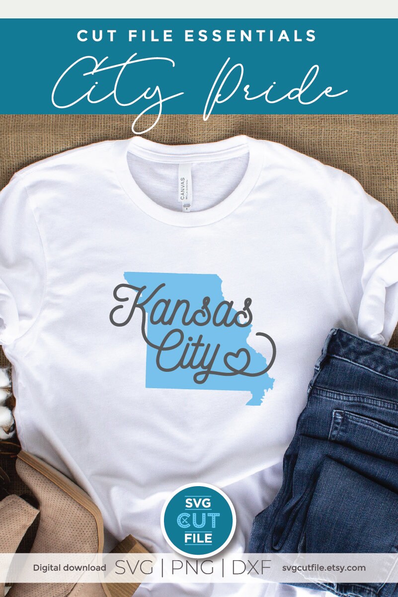 Kansas City Svg Kansas City Pride Love Kc Love Kansas City - Etsy