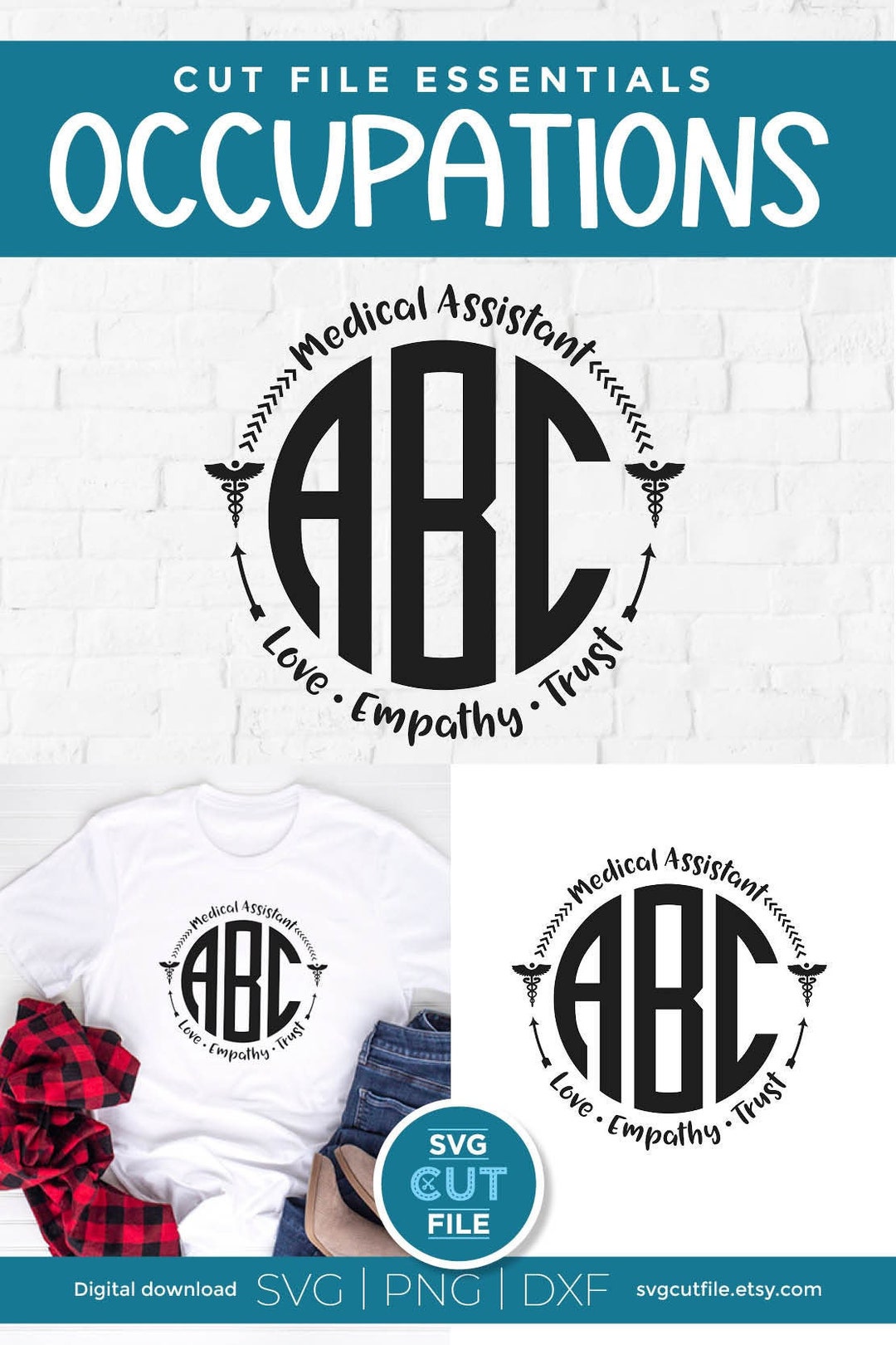 Medical Assistant Svg, MA Svg, MA Monogram Frame, Monogram Alphabet ...