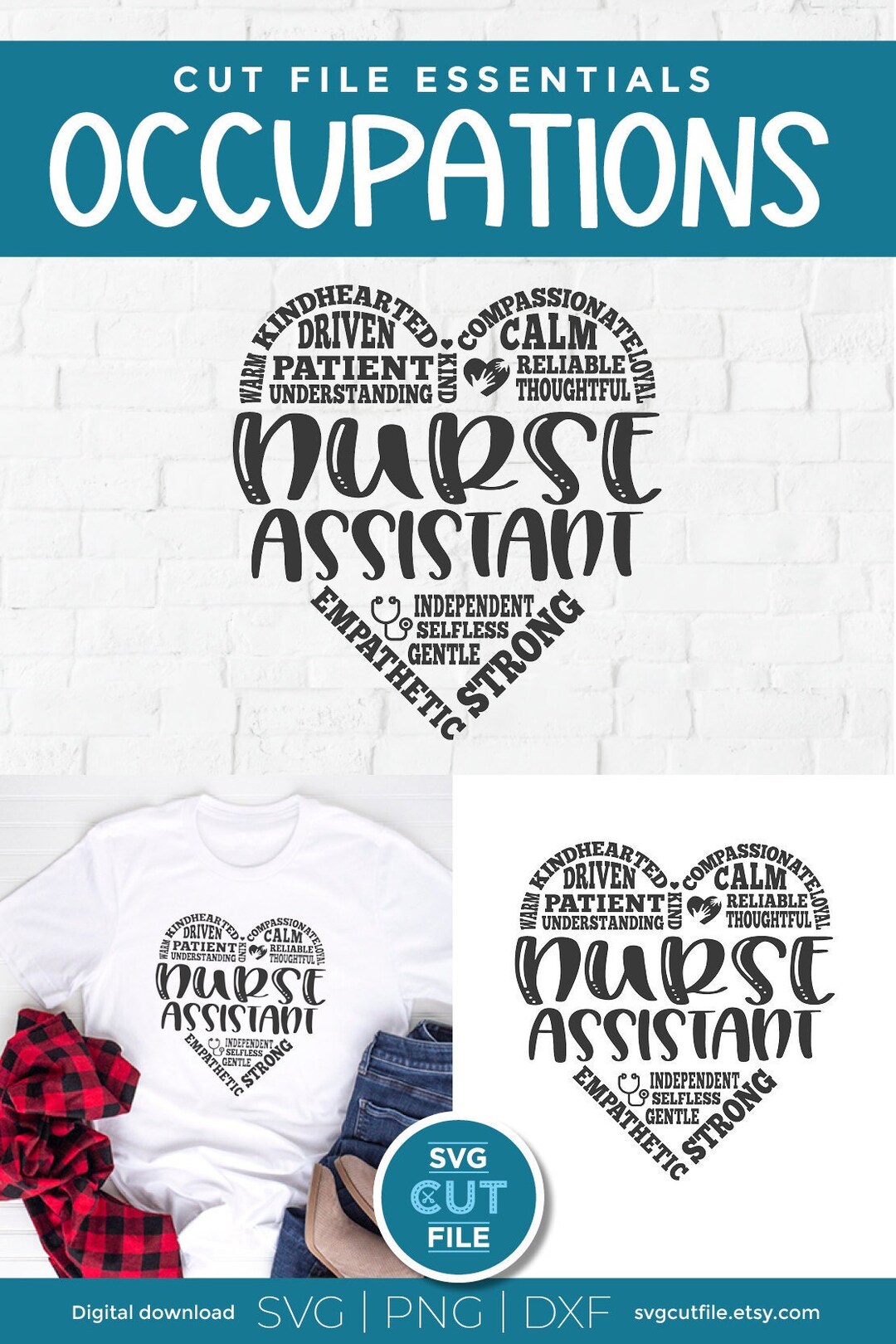 Nurse Assistant Svg, Nurse Appreciation Svg, NA Svg, Subway Art ...