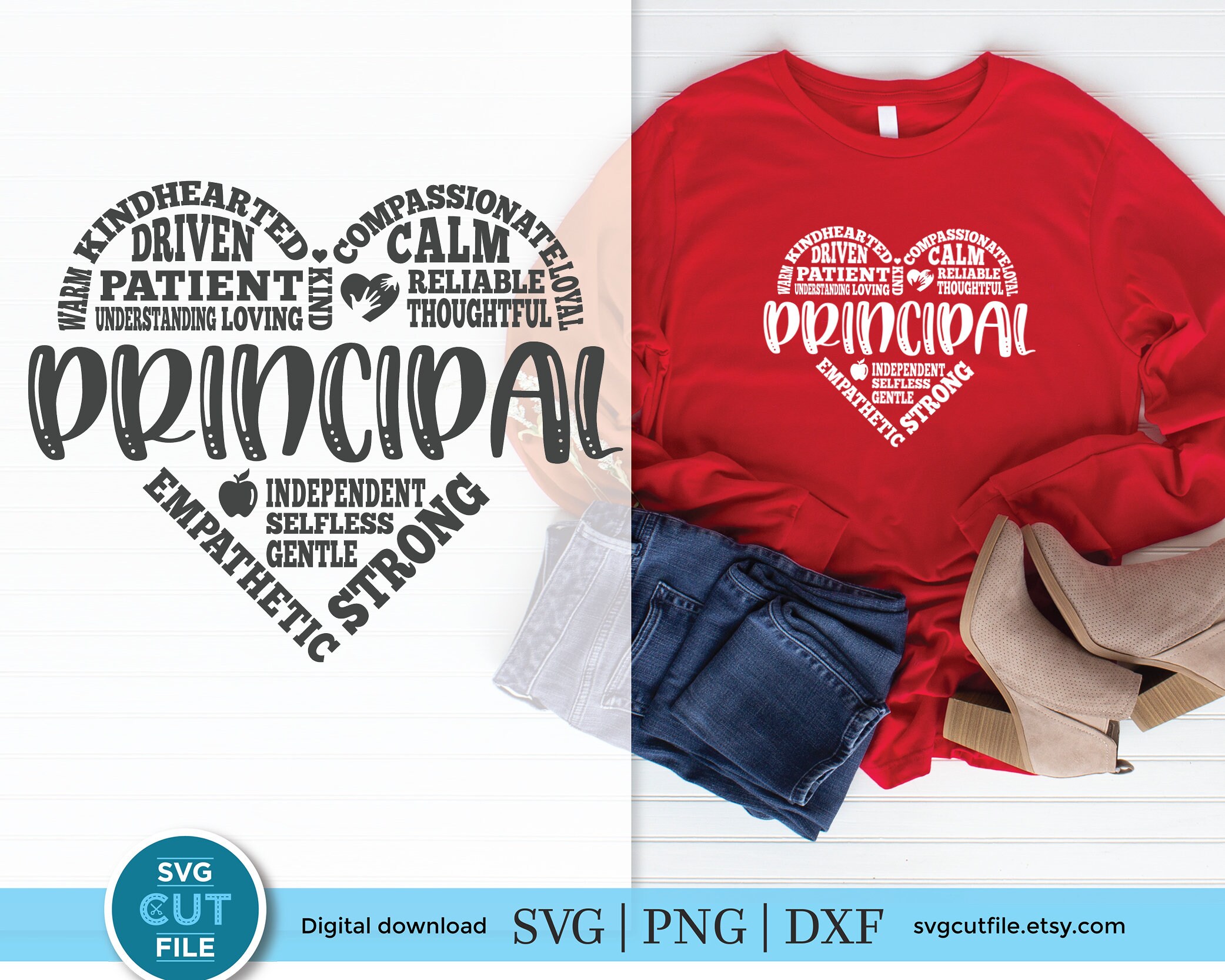 Principal Svg, Principal Shirt Svg, Elementary School Principal Svg ...