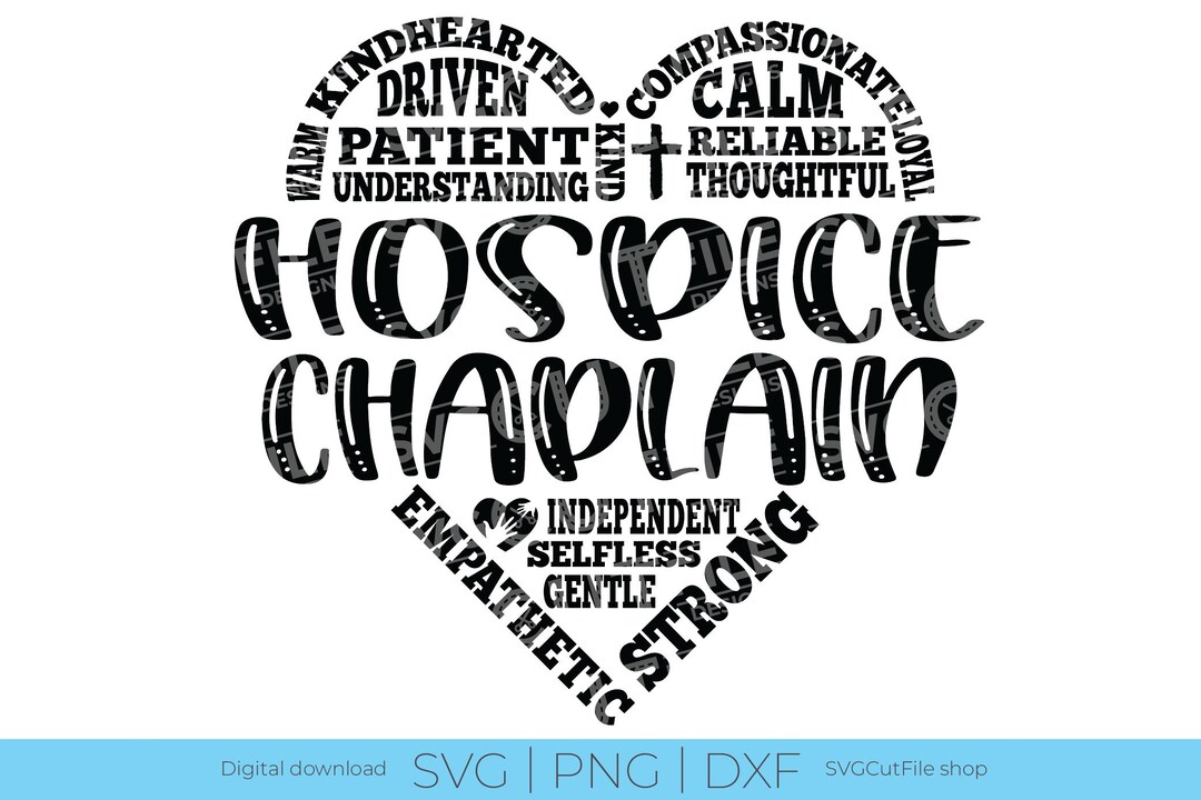 Hospice Chaplain Svg, Spiritual Hospice Care, Appreciation Svg ...