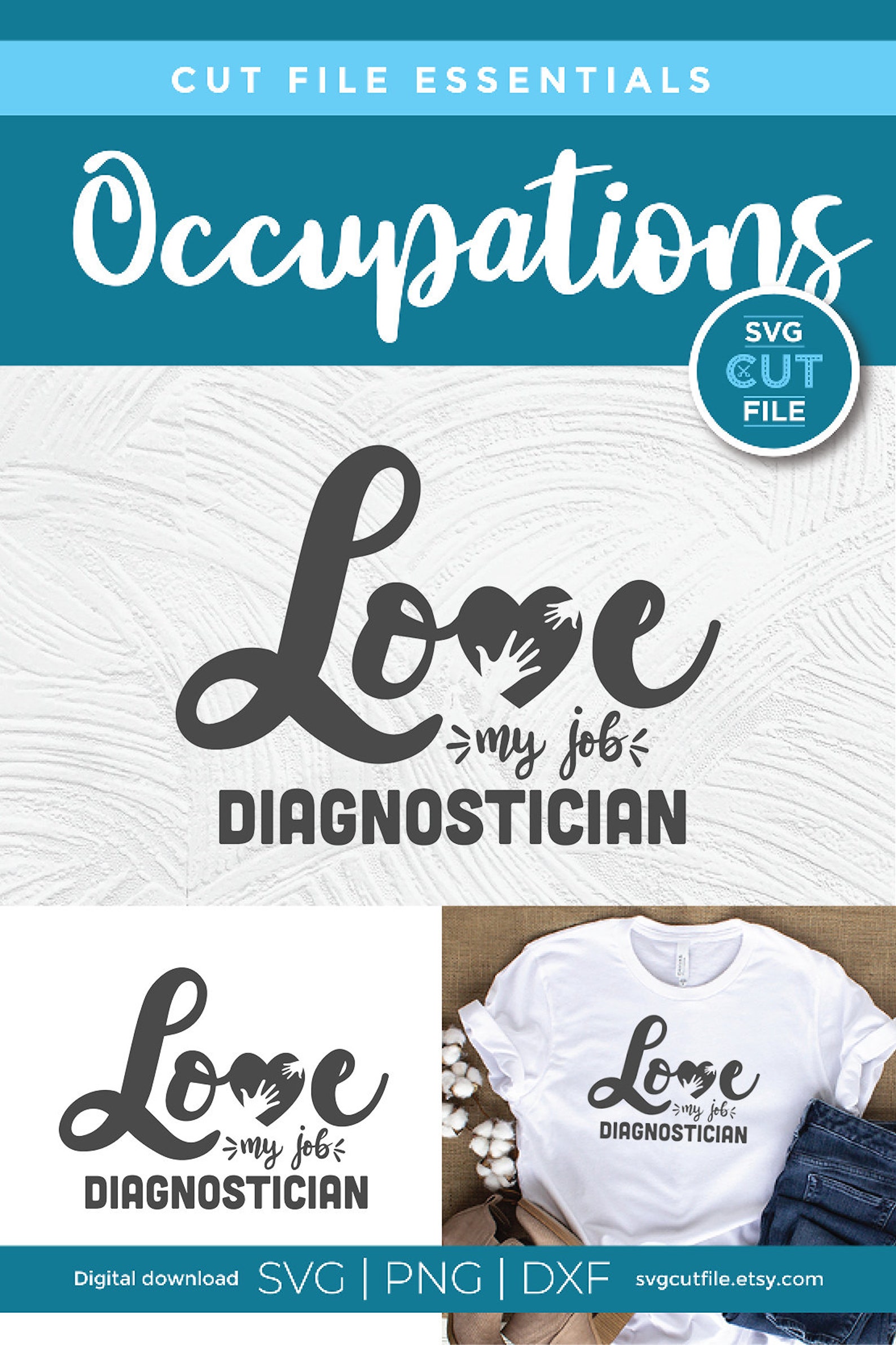 Diagnostician Svg Diag Svg School Diagnostician Love My - Etsy