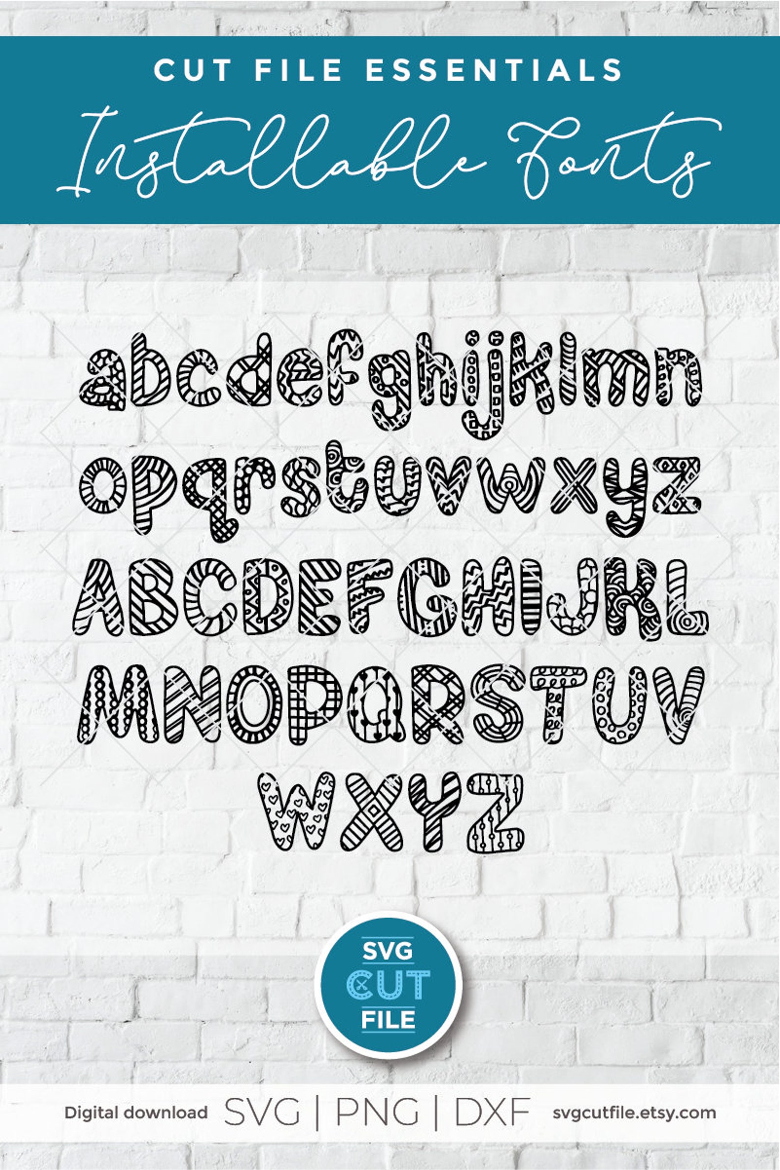 Coloring Book OTF Coloring Book Font Printable Font Adult - Etsy