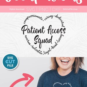 Patient Access Squad Svg, Representative, Specialist, Healthcare Worker ...