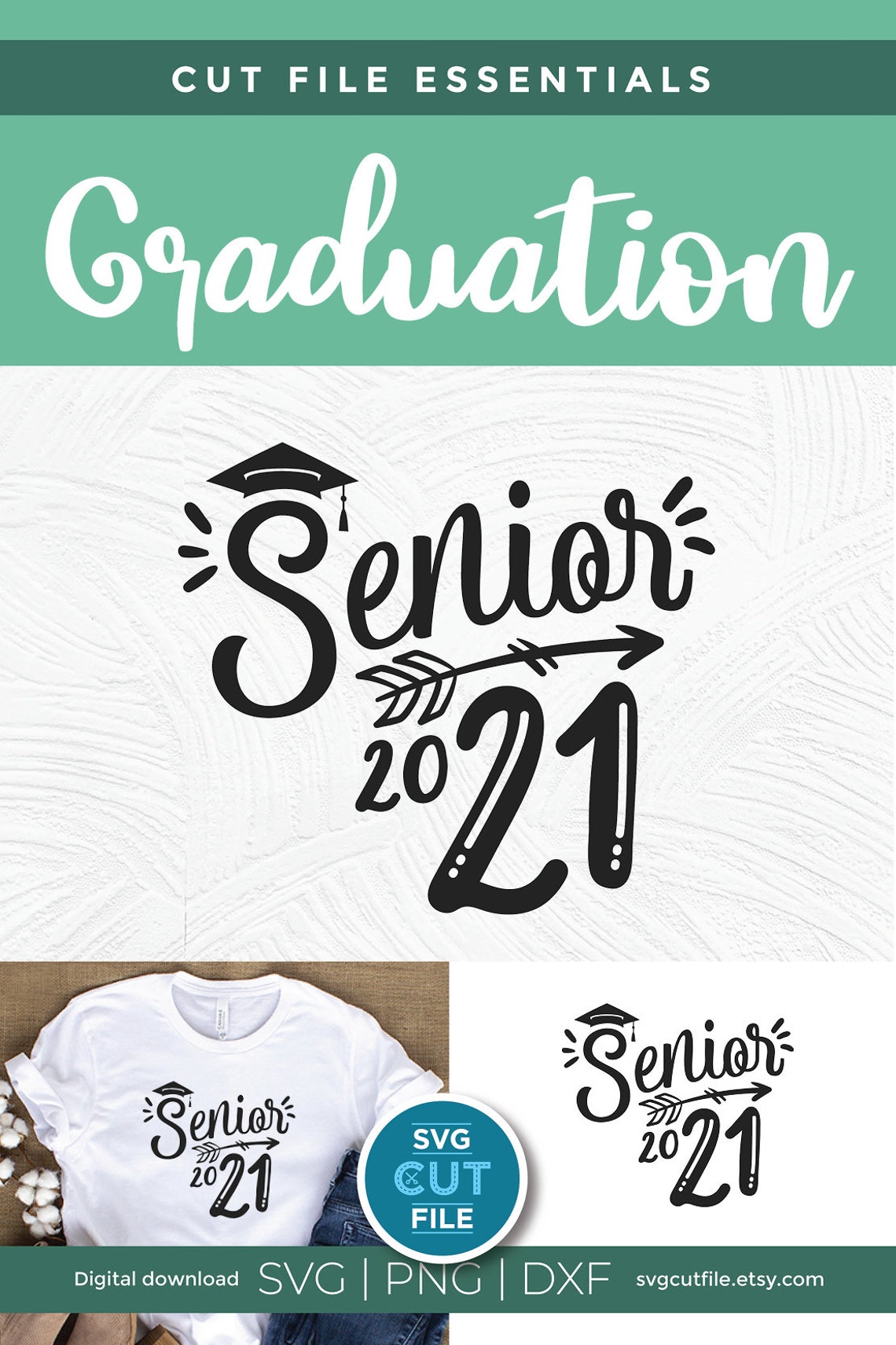 Senior 2021 svg Class of 2021 grad graduation cap senior | Etsy