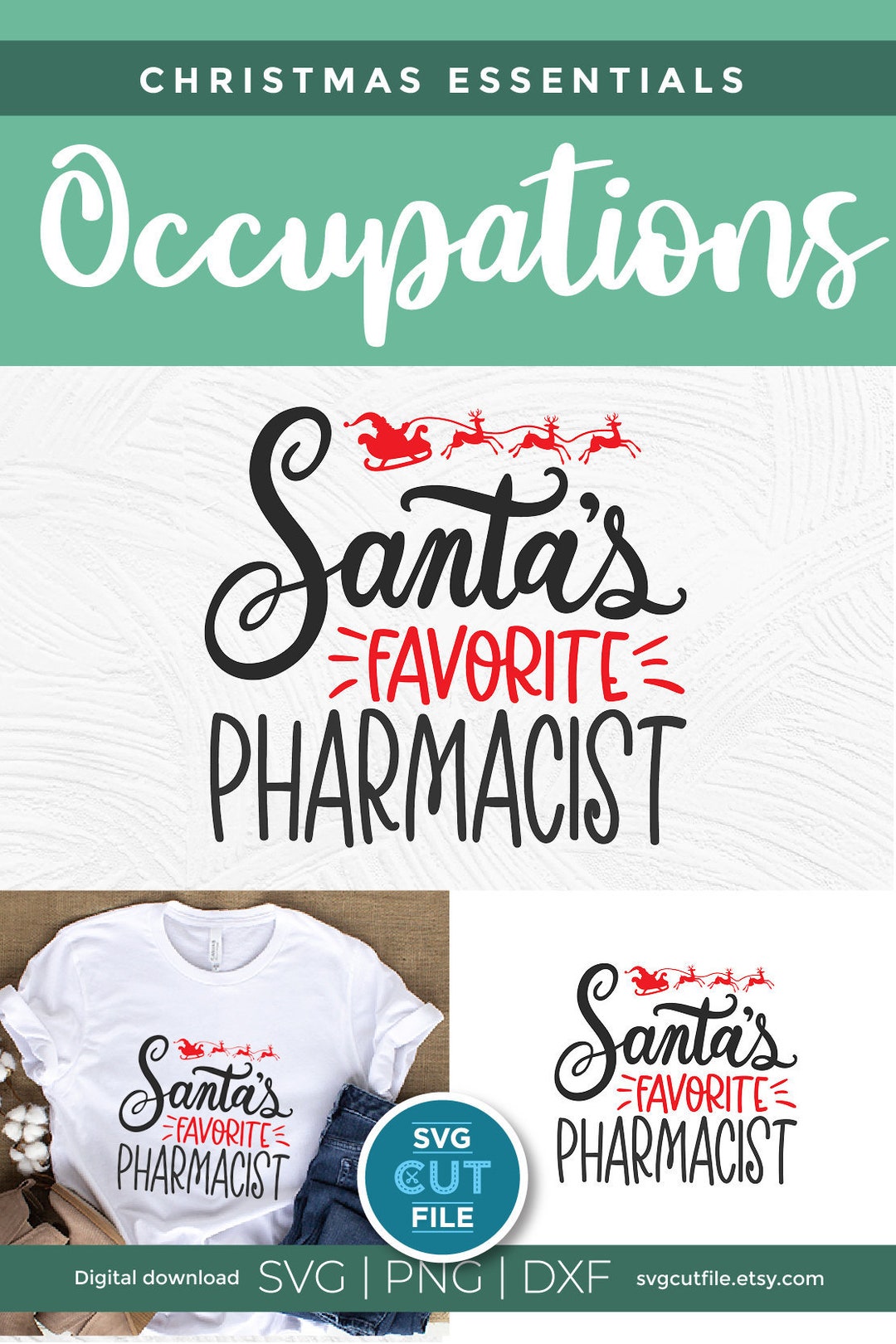 Christmas Pharmacist Svg, Pharmacist Christmas Svg, Holiday Pharmacist ...