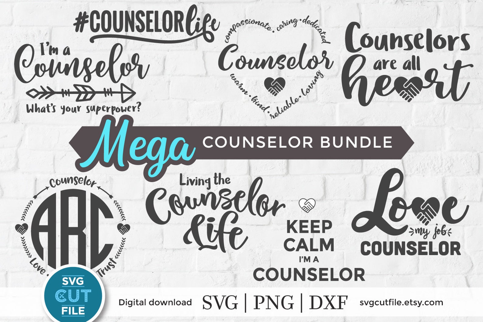 Counselor Svg Counselor Bundle Svg School Counselor Svg - Etsy