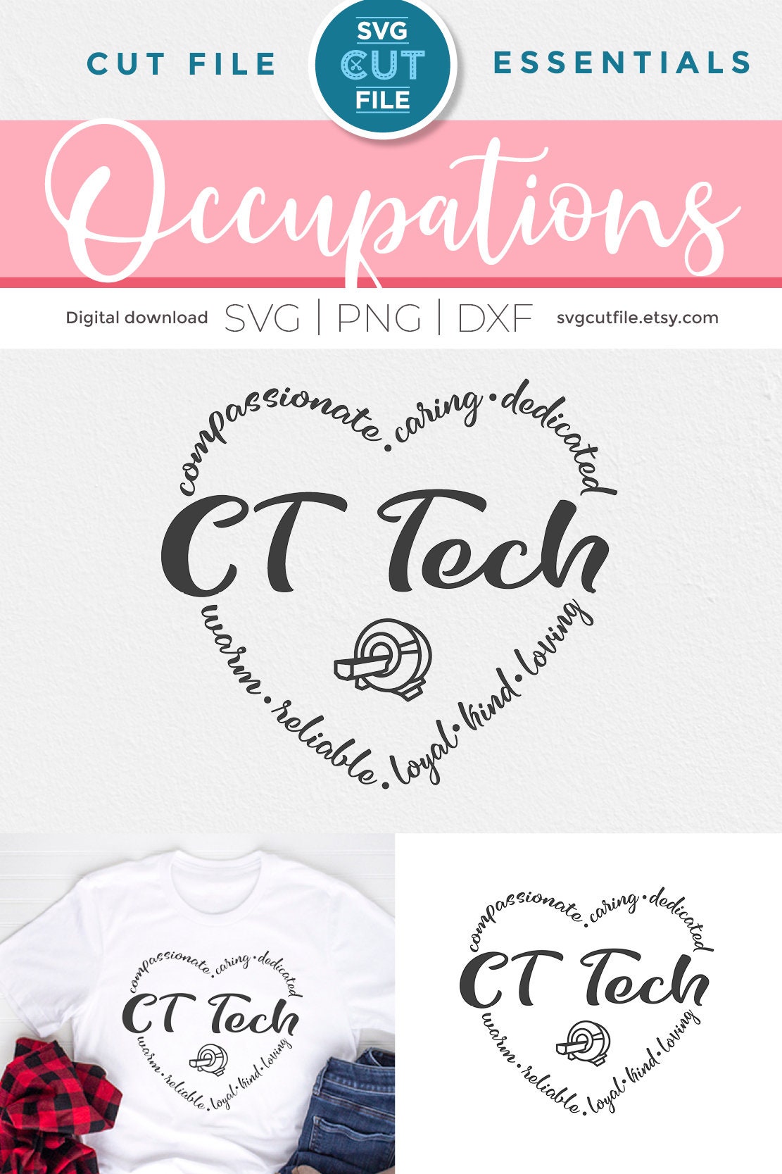 CT Tech Svg CT Technologist Svg Computed Tomography Svg - Etsy