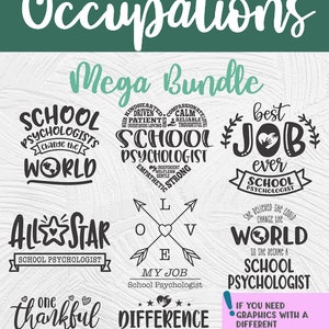School Psychologist Svg, School Psychology Bundle Svg, Psych Collection ...