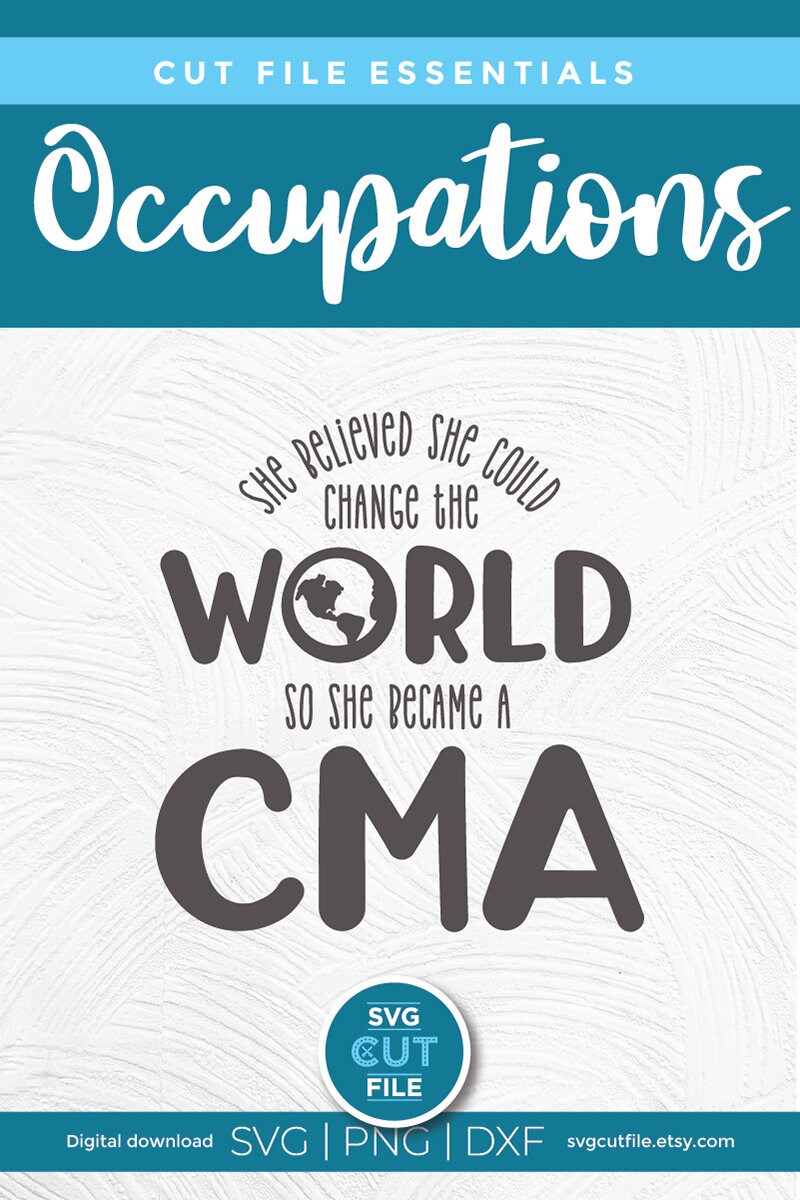 Certified Medical Assistant Svg CMA Svg CMA Life Medical - Etsy