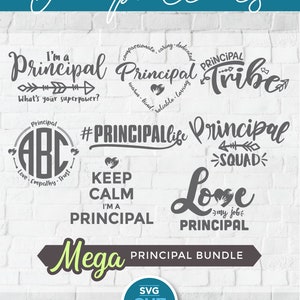 Principal Svg, Elementary School Svg, Principal Bundle Svg, Principal ...