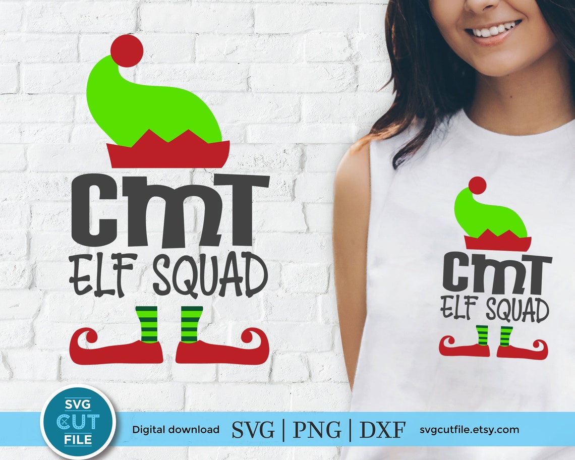 Christmas CMT Svg, Certified Medical Technologist Elf Svg, Sublimation ...