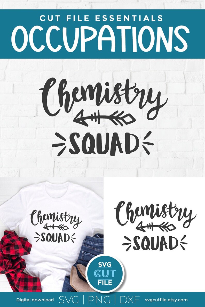 Chemistry SVG Chemistry Squad Svg Lab Worker Lab Tech Svg - Etsy