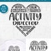 Activity Director Svg, Director Svg, Director Appreciation Svg ...