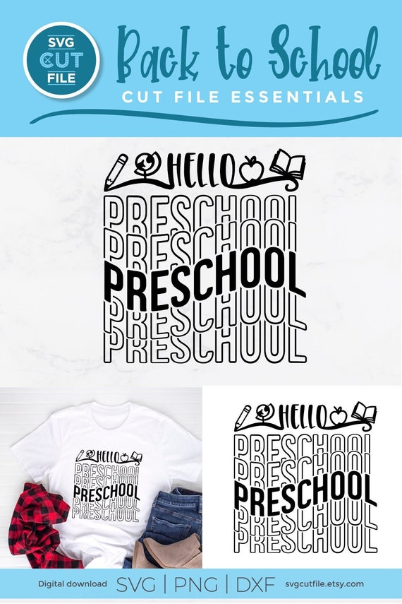 Preschool Svg Preschooler Svg Pre-school Teacher Svg | Etsy