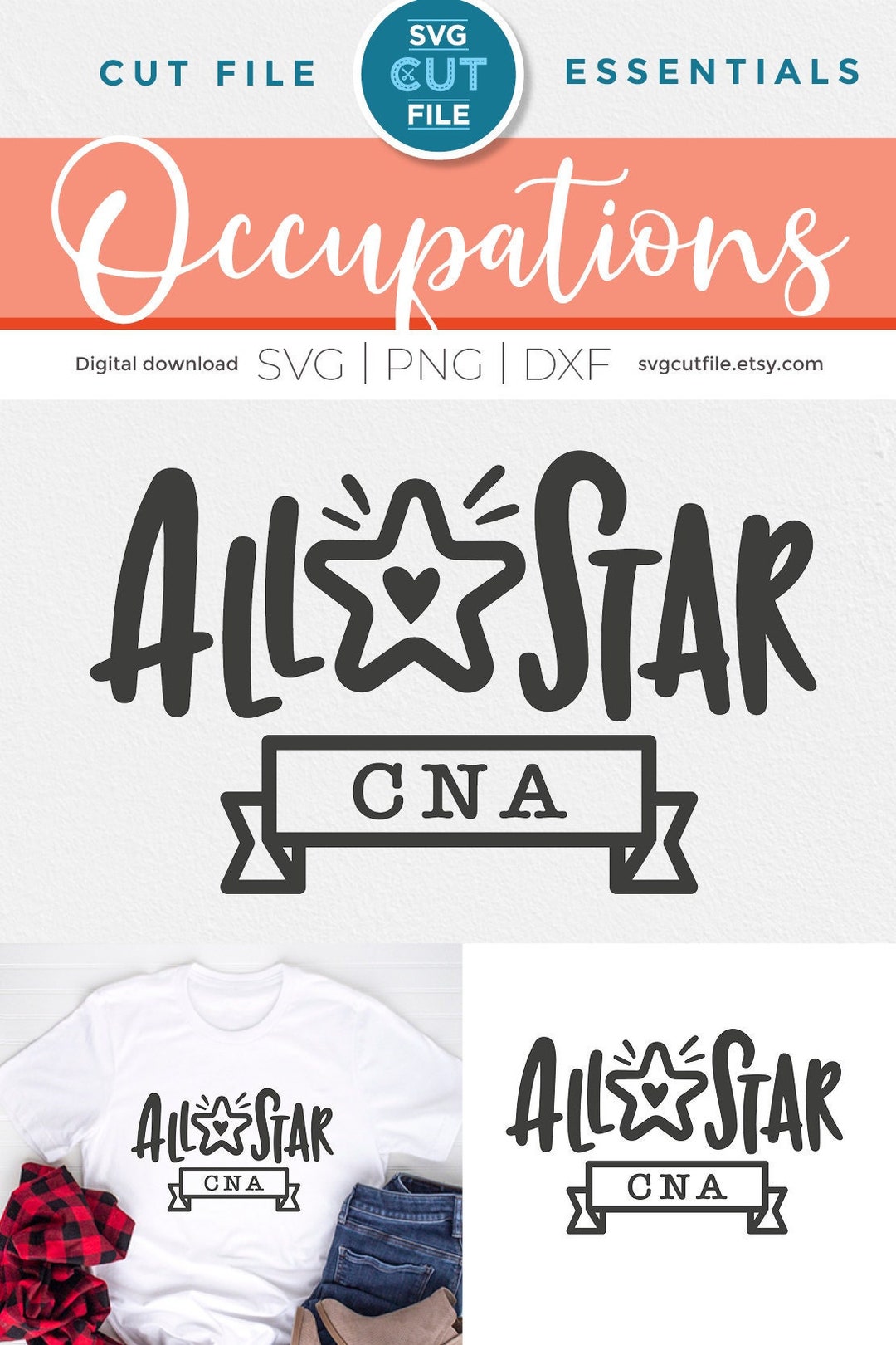 CNA Svg, Certified Nursing Assistant Svg, Nurse Appreciation Svg, All ...
