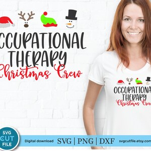 Christmas Occupational Therapy Svg, OT Christmas Crew Svg, Holiday OT ...