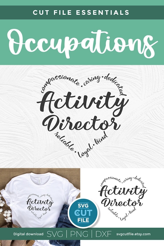 Activity Director Svg Director Svg Director Appreciation - Etsy